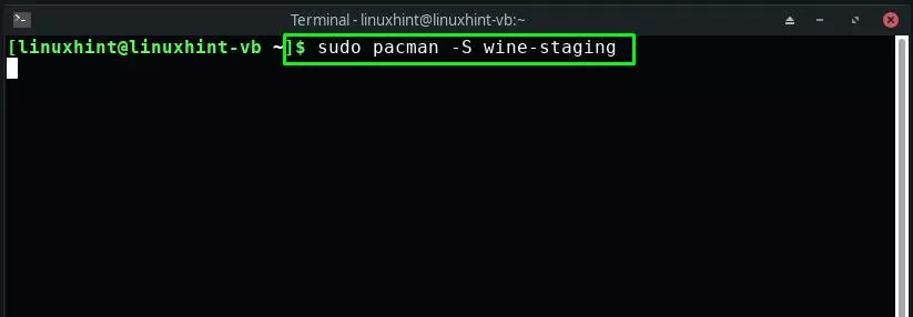 Yuav ua li cas rau nruab Wine ntawm Manjaro 3681_6