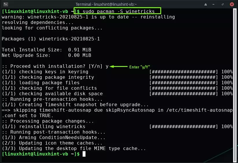 Yuav ua li cas rau nruab Wine ntawm Manjaro 3681_8