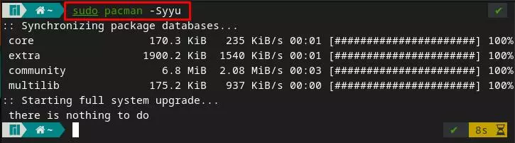 Sida loo cusboonaysiiyo dhammaan baakadaha Manjaro Linux 3684_2