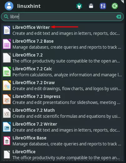 Otu esi etinye LibreOffice na Manjaro 3689_11