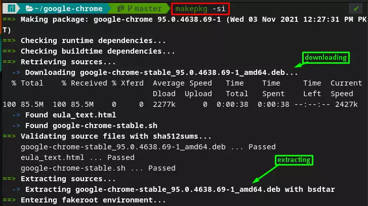 Kuinka asentaa Google Chrome Manjaro Linuxiin 3691_11