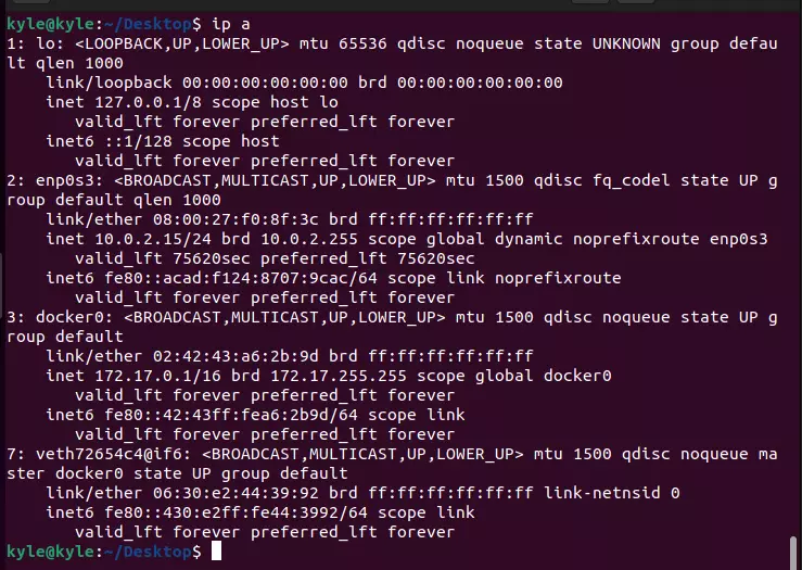 nsenter Linux Command සමඟ වැඩ කිරීම 36_8