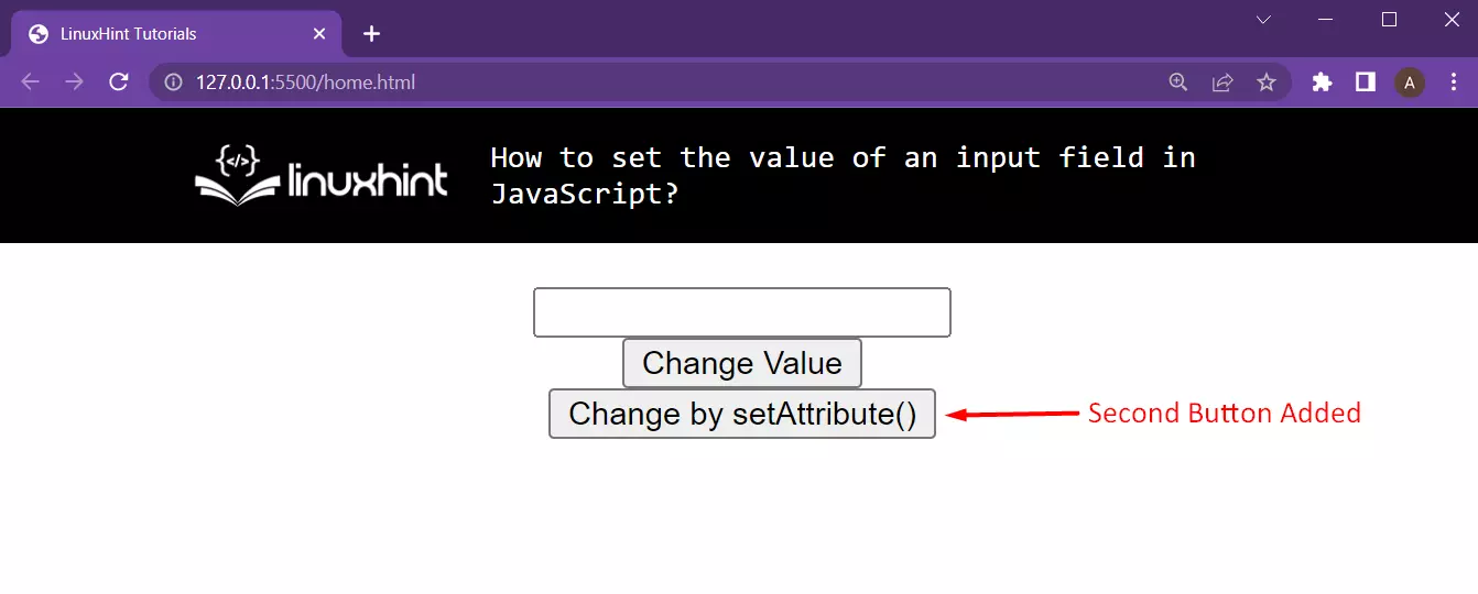 Kaip nustatyti įvesties lauko reikšmę „JavaScript“? 3721_4