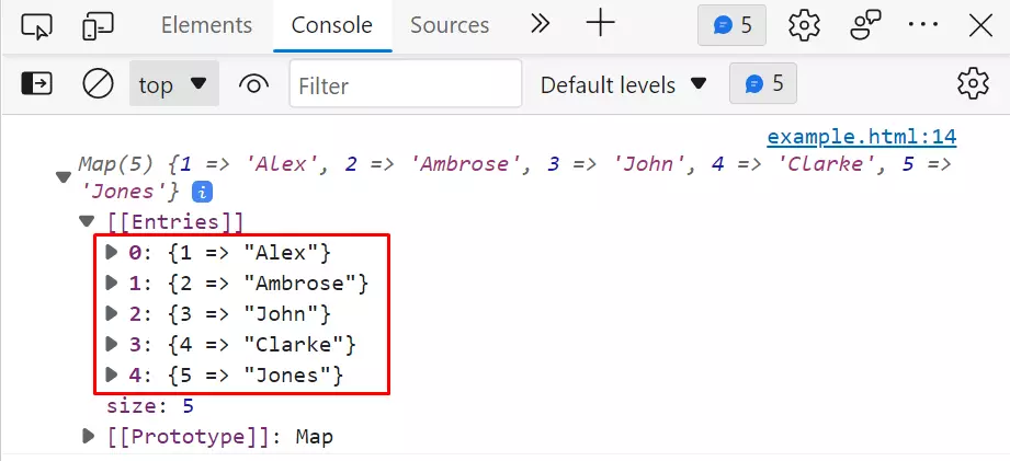 Objekti i hartës në JavaScript | Shpjegohet 3731_1