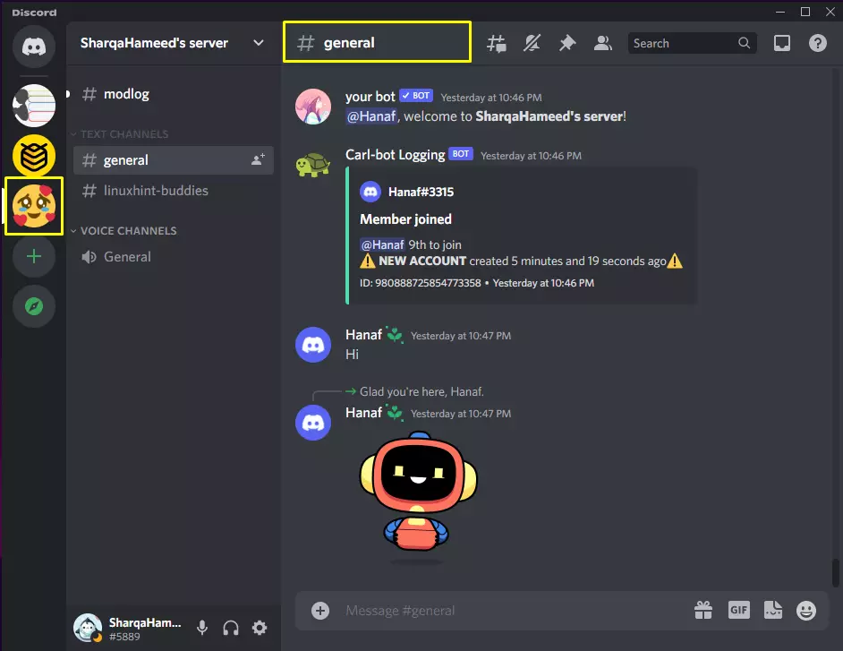 Nola salatu norbait Discord-en 3765_5