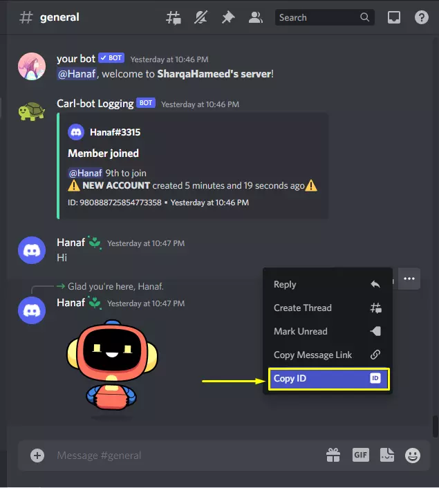 Discord боюнча кимдир бирөө жөнүндө кантип кабарлоо керек 3765_6