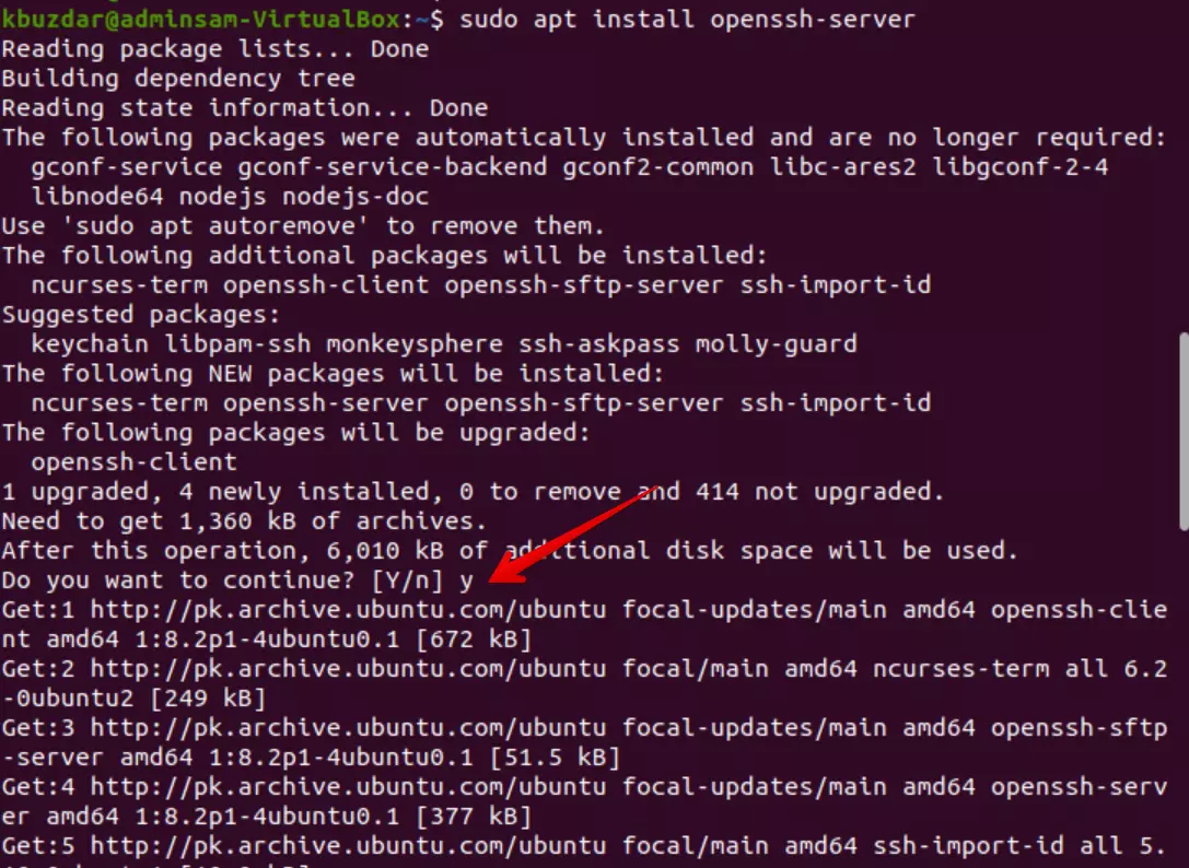 Jak poskytnout ssh přístup uživateli v Ubuntu 3773_2