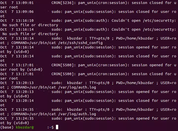 Momwe mungayang'anire sshd Logs pa Linux? 3775_7