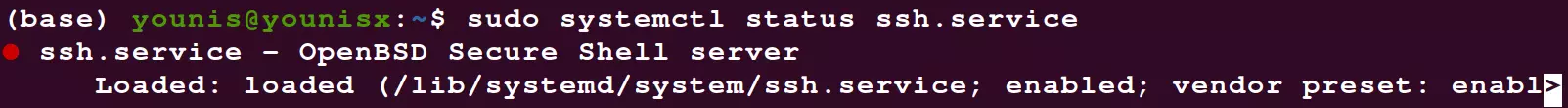 כיצד להפעיל SSH באובונטו 20.04 3777_5