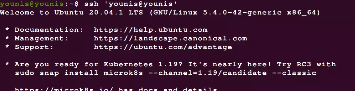 Faʻafefea ona Seti SSH Ki ile Ubuntu 20.04 3778_13