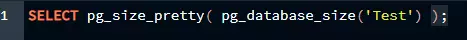 Gjeni madhësinë e bazës së të dhënave Postgres? 3793_3