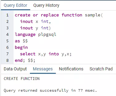 Postgresql benoemde parameters 3795_7