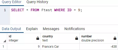 Cita única de escape de Postgres 3797_6