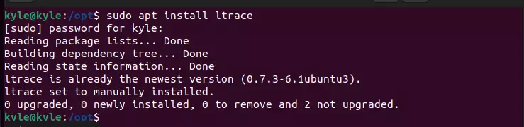 ltrace Linux Command