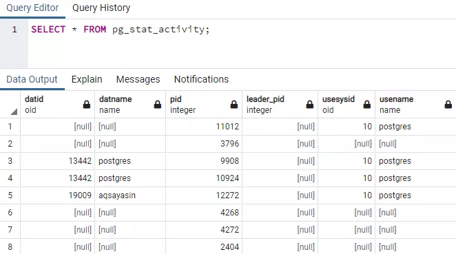 Postgres Kill クエリ Pid 3812_3