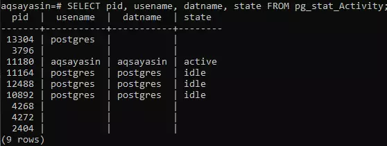 Postgres Kill クエリ Pid 3812_9