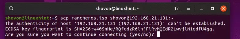 Kumaha ngagunakeun Linux SCP Command 383_3