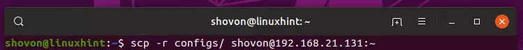 Kumaha ngagunakeun Linux SCP Command 383_7