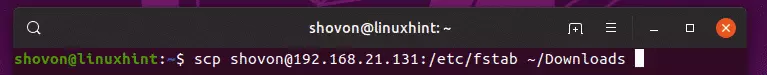 Linux SCP കമാൻഡ് എങ്ങനെ ഉപയോഗിക്കാം 383_9