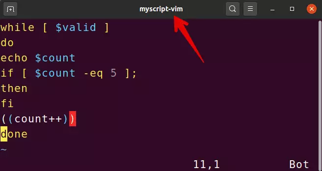 د VIM مهم انتخابونه او تنظیمات 3878_10