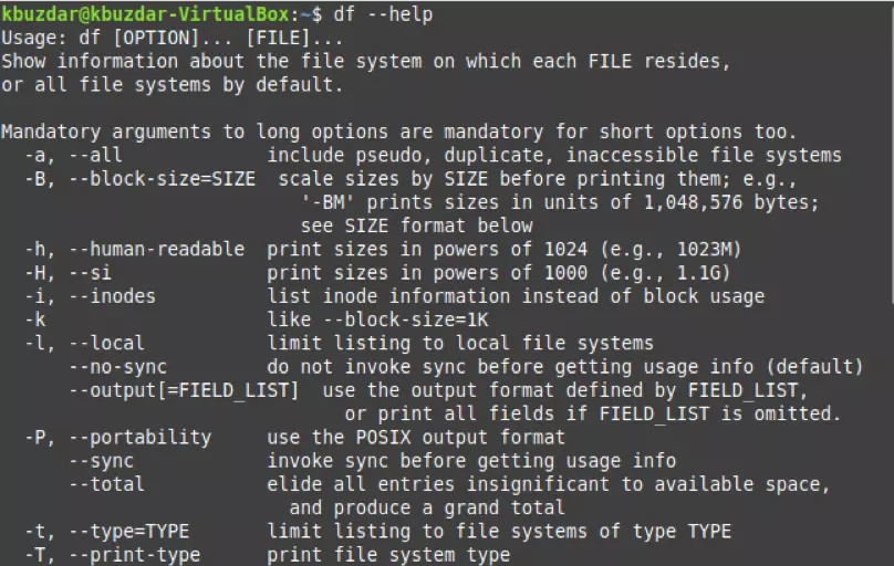 Linux「df」コマンドの例 387_2