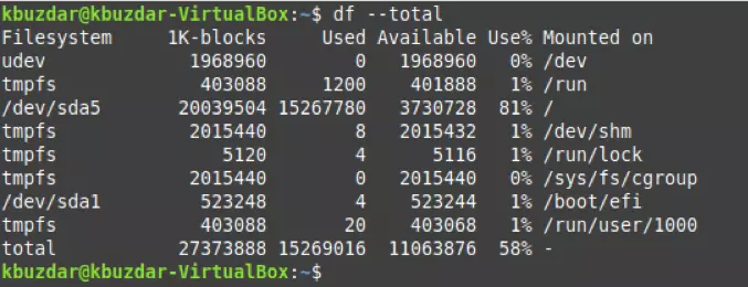Linux「df」コマンドの例 387_8