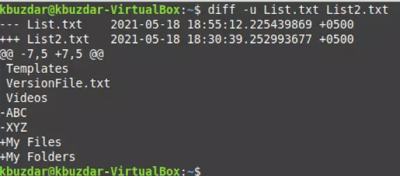 Linux „diff“-Befehlsbeispiele 388_9