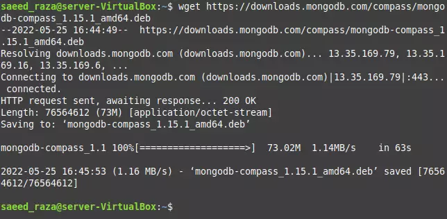 MongoDB ಕಂಪಾಸ್ ಸ್ಥಾಪನೆ ಮತ್ತು ಬಳಕೆ 3928_3