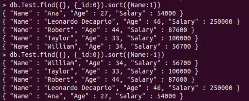 MongoDB مونو ترتیب 3932_11