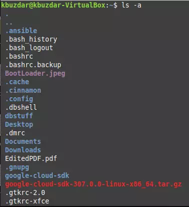 Ví dụ về lệnh “ls” trên Linux 396_6