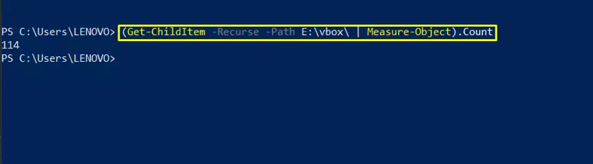 PowerShell के साथ निर्देशिका में फ़ाइलें सूचीबद्ध करें 3970_10