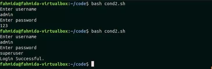 Bash шарттуу билдирүү 3976_2