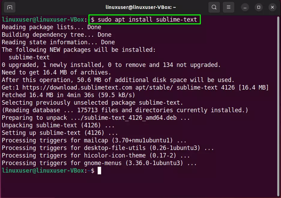 Com instal·lar Sublime Text 3 a Ubuntu 22.04 398_6