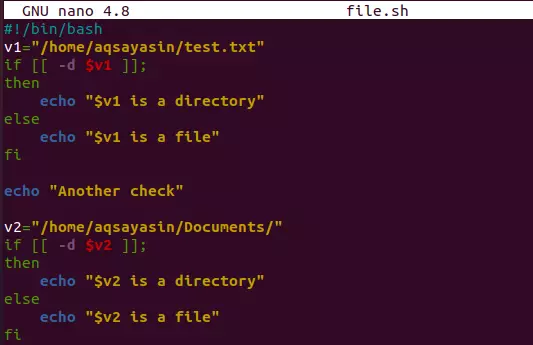 Bash Script තුළ Path එකක් නාමාවලියක් හෝ වෙනත් දෙයක් දැයි පරීක්ෂා කරන්නේ කෙසේද? 4004_10