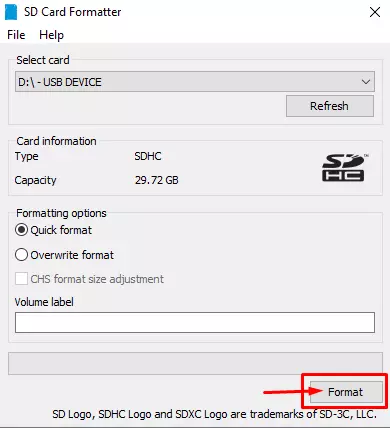 Raspberry Pi uchun SD-kartani formatlashning 2 ta tezkor usuli 4014_10