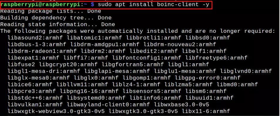 रास्पबेरी पाई में BOINC कैसे स्थापित और स्थापित करें? 4016_3