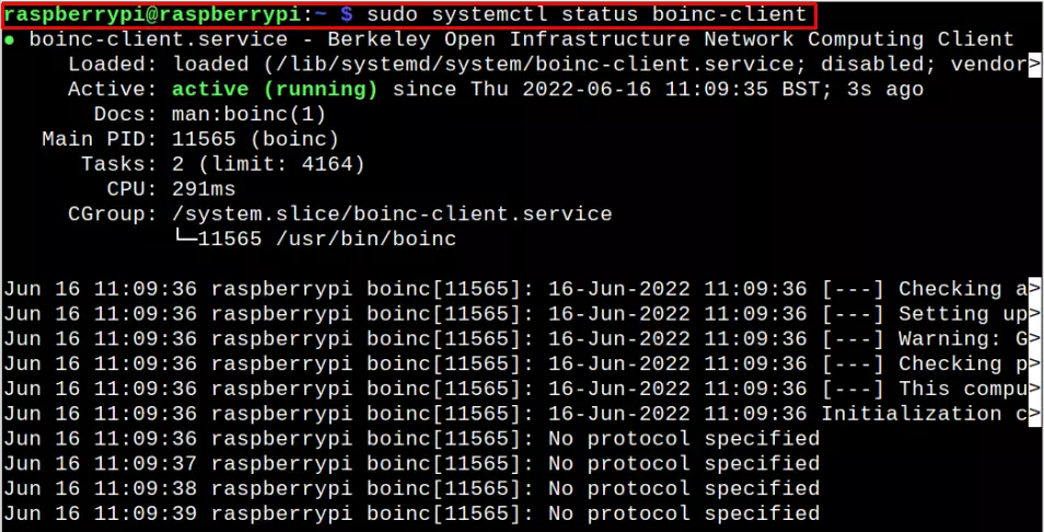 रास्पबेरी पाई में BOINC कैसे स्थापित और स्थापित करें? 4016_5