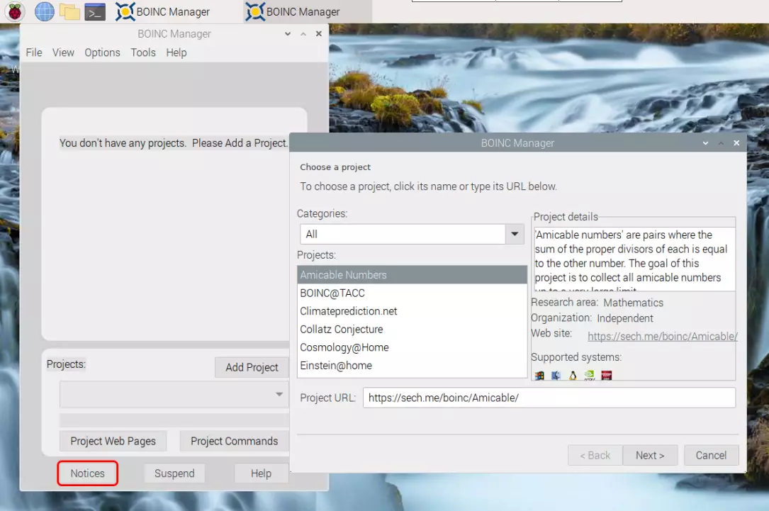 Kumaha carana masang sareng nyetél BOINC dina Raspberry Pi 4016_7