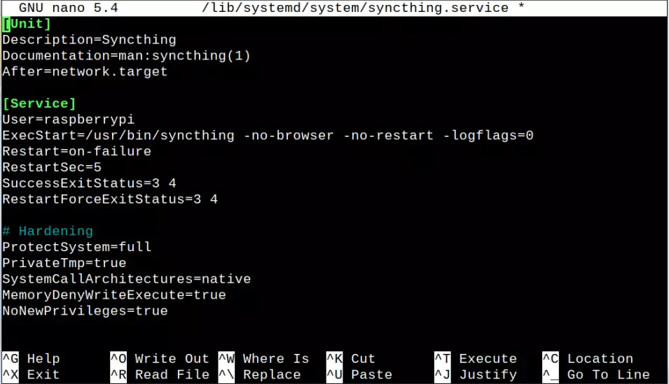 Fa'asoa faila i lau Raspberry Pi ma le Syncthing 4019_13