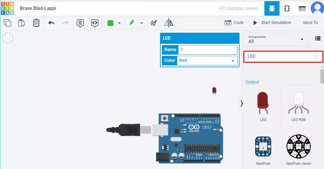 Arduino Simulyasiyası üçün Tinkercad ilə işə başlamaq 4023_10