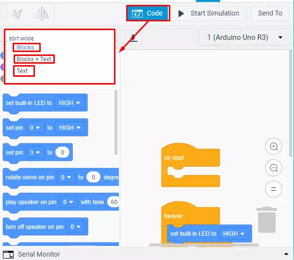 Kom godt i gang med Tinkercad til Arduino Simulation 4023_12