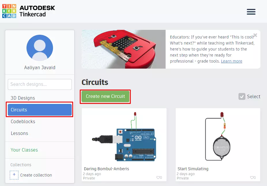 תחילת העבודה עם Tinkercad עבור סימולציית Arduino 4023_7