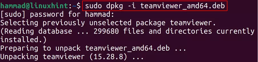 Kumaha Pasang TeamViewer dina Ubuntu 22.04 4047_3