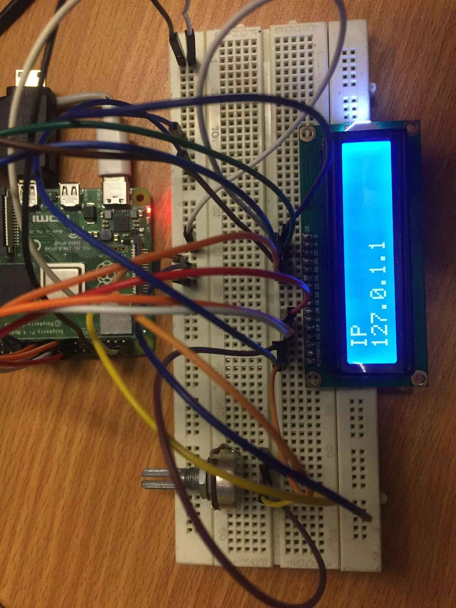 Raspberry Pi 4-ийн IP хаягийг LCD дээр хэрхэн харуулах вэ 4050_11