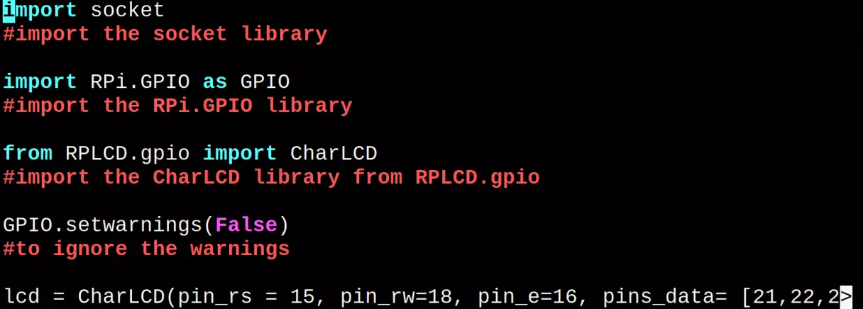 Raspberry Pi 4-ийн IP хаягийг LCD дээр хэрхэн харуулах вэ 4050_8