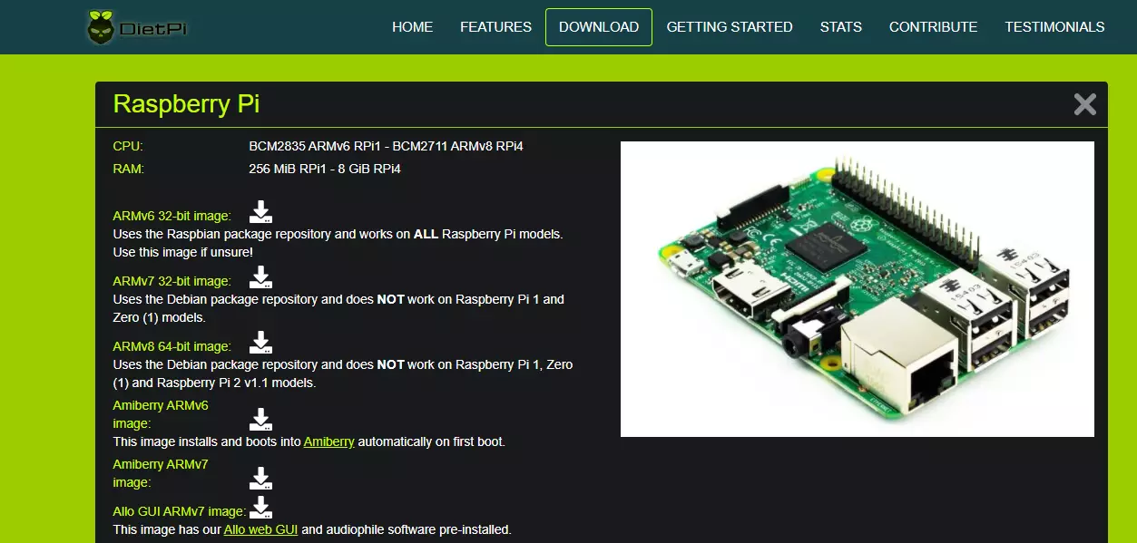 Как установить и настроить DietPi на Raspberry Pi 4 4054_1