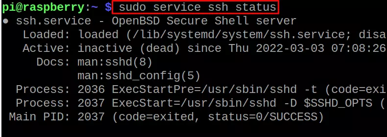Sådan stopper du tjenester på Raspberry Pi-operativsystemet 4057_8