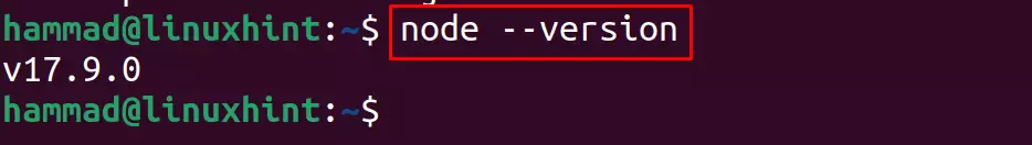 Node.js instalatzeko 3 modu Ubuntu 22.04-n 4060_13
