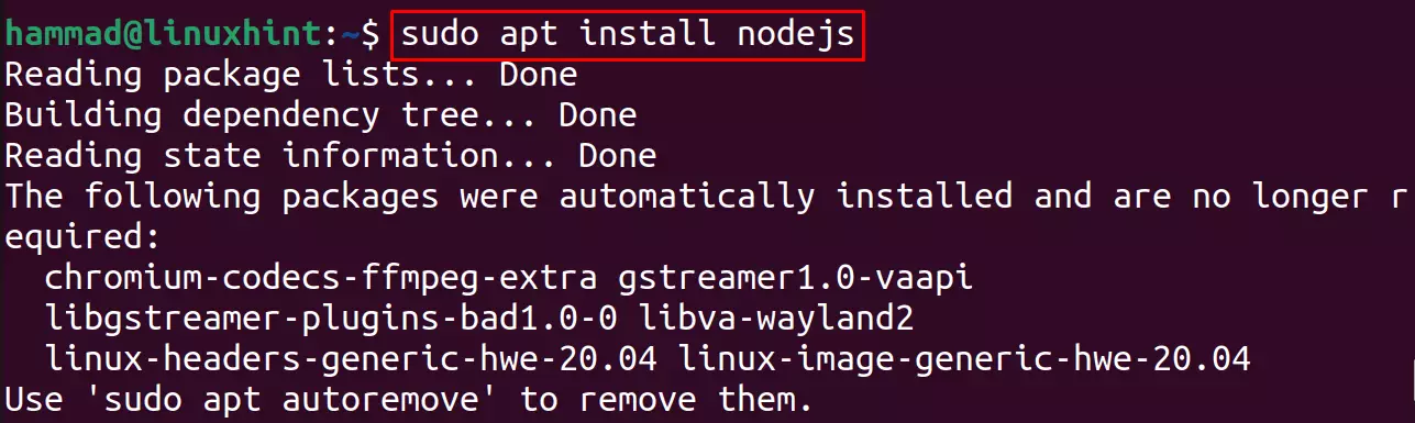 3 façons d'installer Node.js sur Ubuntu 22.04 4060_6