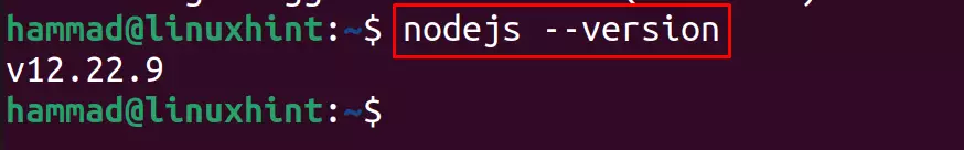Ubuntu 22.04 жүйесінде Node.js орнатудың 3 жолы 4060_7